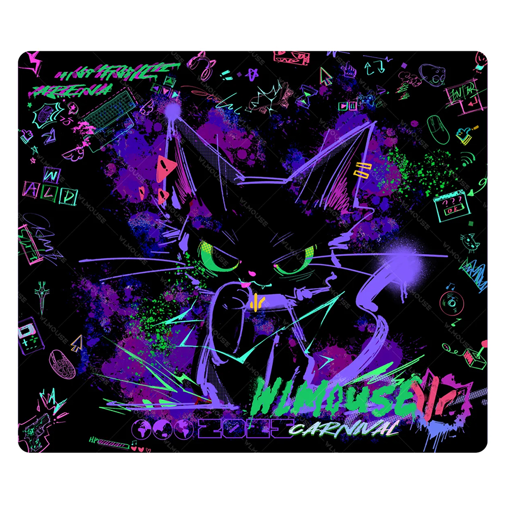 WLMOUSE Meow Gaming Mouse Pad - MPWLMEOW | Mwave