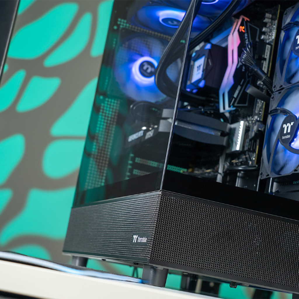 Thermaltake Horizon V2 Gaming PC - AMD 7500 32GB RTX 5060 W11H - CA-4Q2 ...