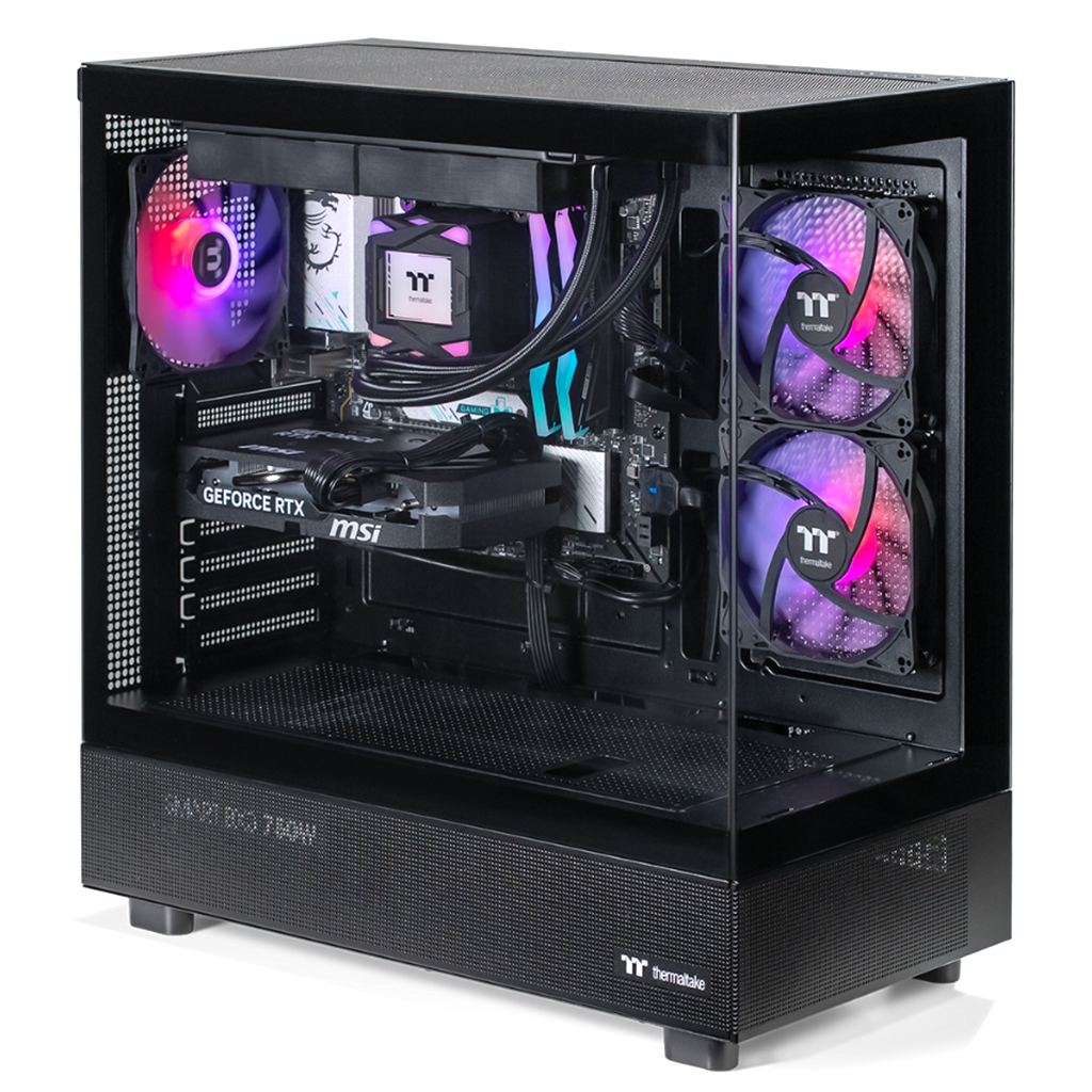 Thermaltake Horizon V2 Gaming PC - AMD 7500F 32GB RTX 5060 W11H - CA ...