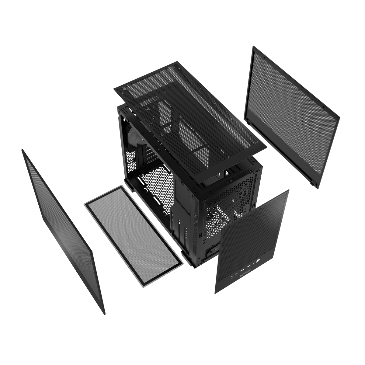XPG VALOR MESH NANO Mid-Tower Micro-ATX Case - Black - VALORMESHNANOMAA ...