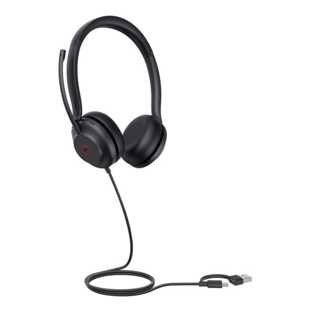 Yealink UH35 Dual USB-C/A Headset - Microsoft Teams - UH35-D-MS-C/A | Mwave