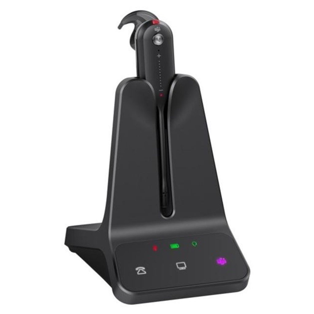 Yealink WH63 E2 MS Convertible DECT Wireless Headset - Microsoft Teams ...