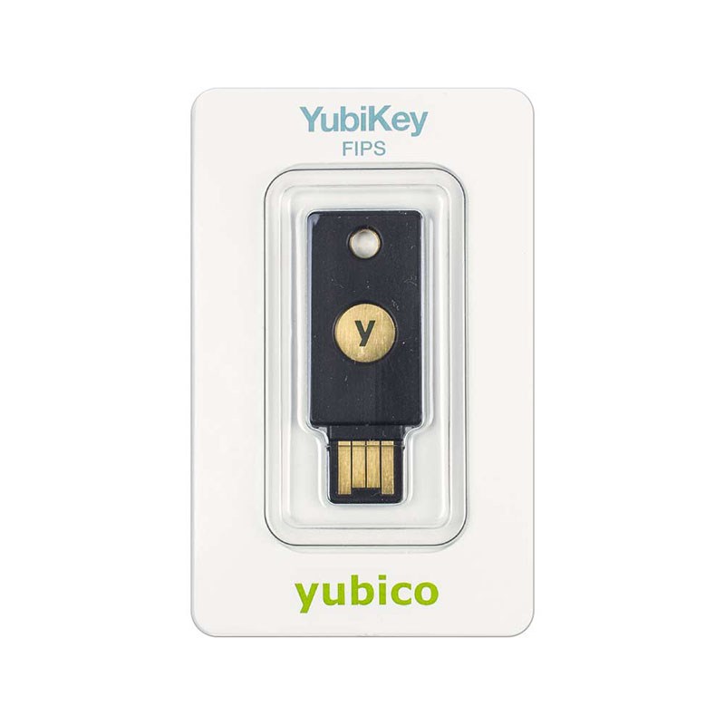 Yubico YubiKey FIPS 140-2 USB-A Two-Factor Authentication Security Key ...