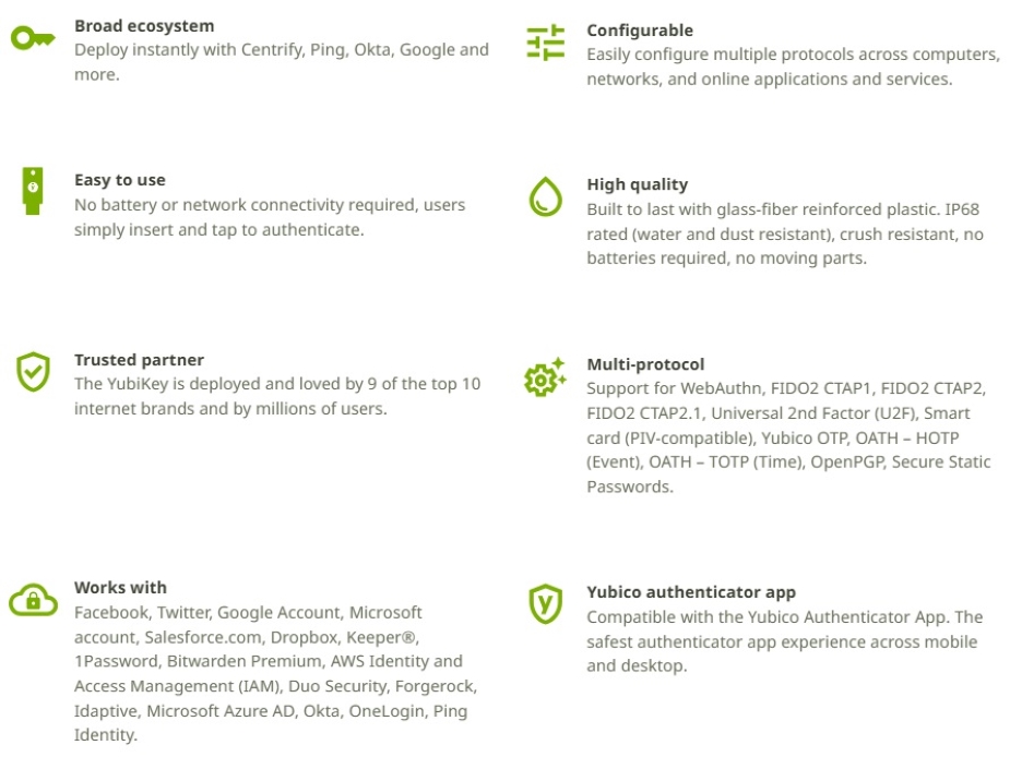YubiKey 5 NFC FIPS Authentication Security Key - 5060408464229 | Mwave