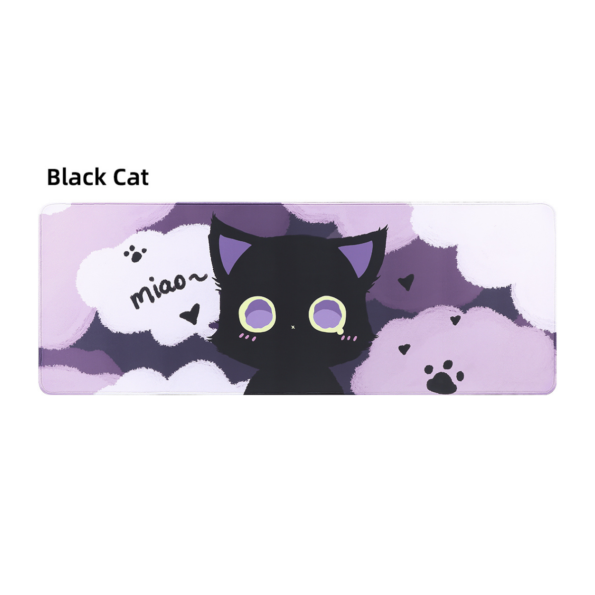 YUNZII Black Cat Mouse Pad - MPYZBLACK | Mwave