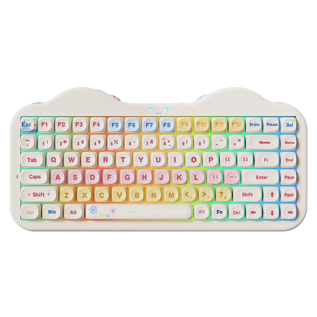 Yunzii C75 Cake Meow Wireless Beige Mechanical Keyboard - Milk V2 ...