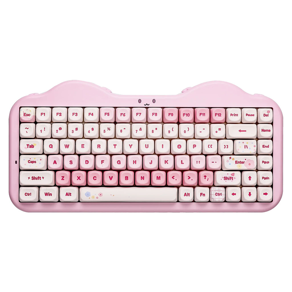 Yunzii C75 Cake Meow Wireless Pink Mechanical Keyboard - Milk V2 ...
