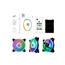 1st Player FireMoon M1 3x 120mm RGB Case Cooling Fan Combo w/ Remote ...