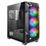 Antec DF600 Flux High Airflow ARGB Tempered Glass Mid-Tower Case ...