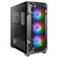 Antec DF600 Flux High Airflow ARGB Tempered Glass Mid-Tower Case ...