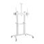 Brateck Heavy Duty TV Trolley Cart - White (65" to 100" Max 140kg ...