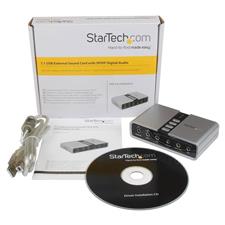 StarTech 7.1 USB Audio Adapter External Sound Card - ICUSBAUDIO7D | Mwave