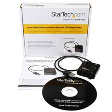 StarTech USB Sound Card Audio Adapter w/ SPDIF - ICUSBAUDIO2D | Mwave