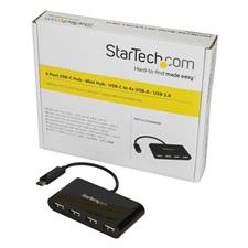 StarTech 4-Port USB-C Hub - Mini Hub - USB-C to 4x USB-A - USB 2.0 - ST4200MINIC | Mwave