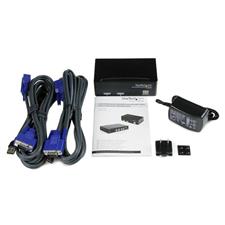 StarTech 2 Port Professional USB KVM Switch Kit with Cables - SV231USB ...