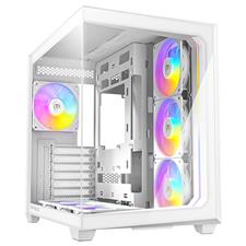 Antec C5 ARGB Tempered Glass Mid-Tower ATX Case - White - C5 ARGB White ...
