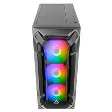 Antec DF600 Flux High Airflow ARGB Tempered Glass Mid-Tower Case ...