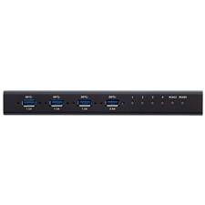 ATEN US3344I 4x4 USB 3.1 Gen 1 Industrial Hub Switch - US3344I-AT | Mwave