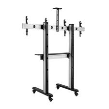 Brateck Dual Screen TV Trolley Cart With Camera Shelf (43" - 55" Max ...