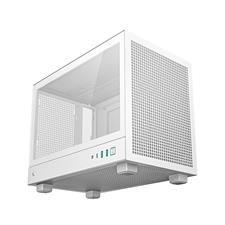 Deepcool CH160 Ultra-Portable Tempered Glass Mini-ITX Case - White - R ...