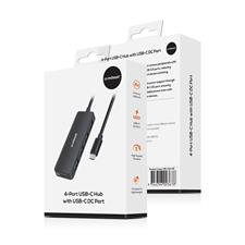 mbeat 4-Port USB-C Hub with USB-C DC Port - MB-C3H-5K | Mwave