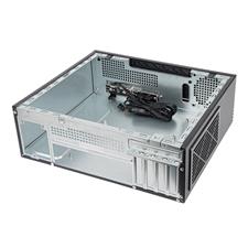 SilverStone Milo 11 Silm Micro-ATX Case - Black - SST-ML11B | Mwave