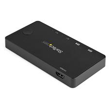 StarTech 2 Port USB C KVM Switch UHD 4K 60Hz HDMI W USB Type C Cables SV211HDUC Mwave