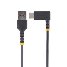 StarTech 30cm USB-A to USB-C Right Angle Charging Cable - R2ACR-30C-USB ...