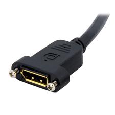 StarTech 91cm Panel Mount DisplayPort Male to Female Extension Cable ...