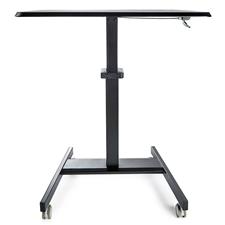 StarTech Mobile Standing Desk - Height Adjustable Sit Stand Laptop Cart ...