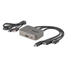 StarTech 3-in-1 Multiport to HDMI Adapter - 4K USB-C, HDMI or Mini DP ...