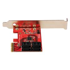 StarTech 4 Port PCIe SATA Expansion Card - 4P6G-PCIE-SATA-CARD | Mwave