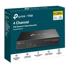 TP-Link VIGI NVR1004H-4P 4 Channel PoE+ Network Video Recorder - VIGI NVR1004H-4P | Mwave
