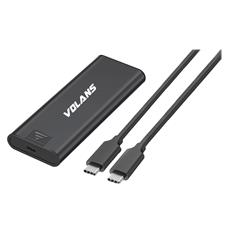 Volans VL-UCM2-V USB 3.1 Gen 2 Type-C Aluminium M.2 NVMe PCIe SSD ...