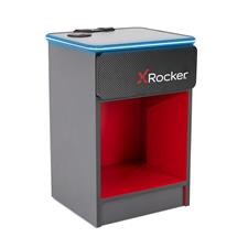 X Rocker Carbon-Tek Bedside Table with Wireless Charging and LED Lights ...