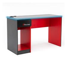 X Rocker Carbon-Tek Desk w/ Neo Fibre LED Lighting and Wireless ...
