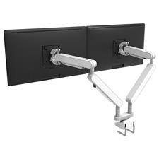 Zgo ZG2 Dual Monitor Arm - White - ZGO-ZG2-WH | Mwave